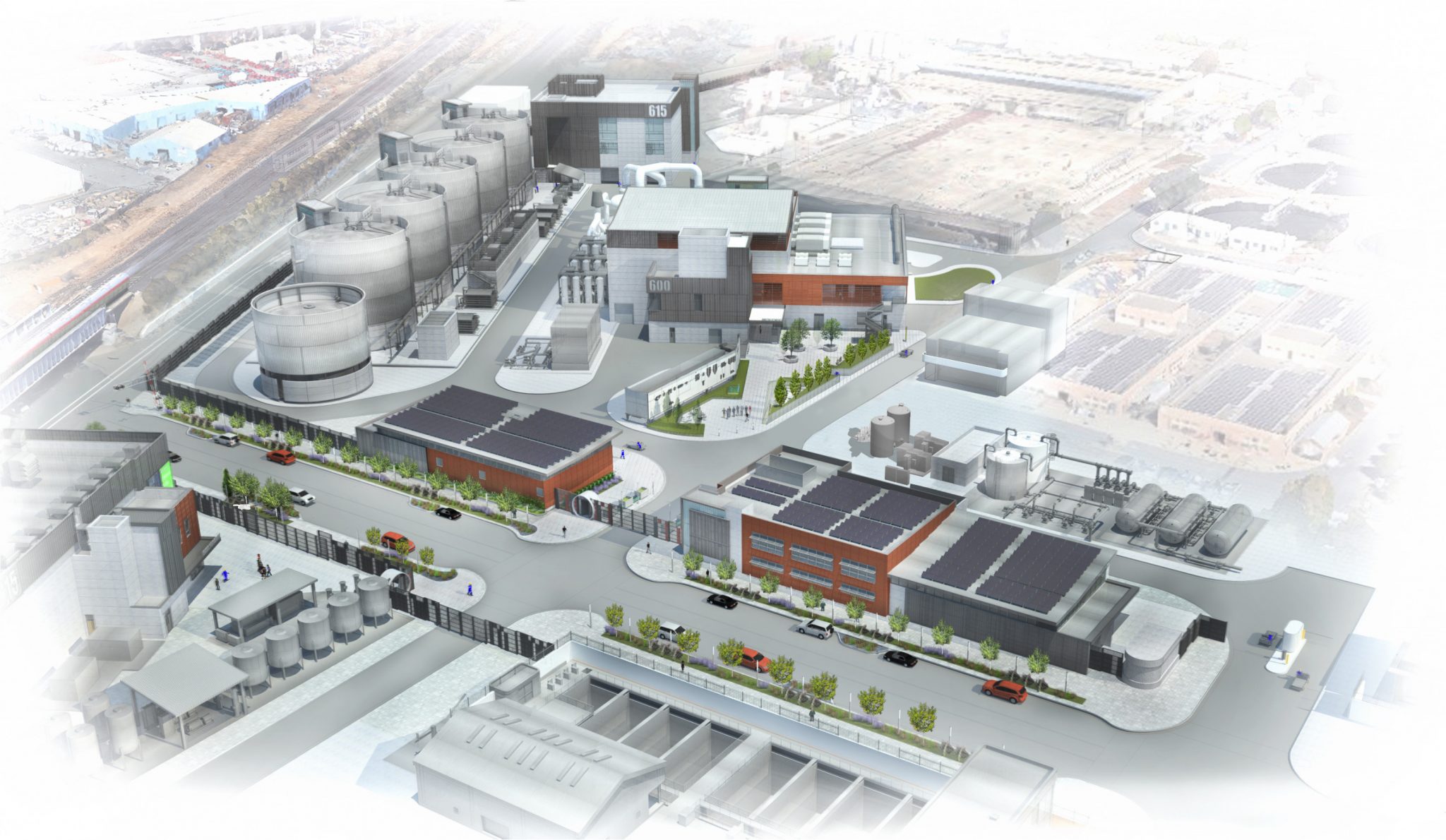 SFPUC Southeast Treatment Plant Biosolids Digester Facilities - San Francisco, CA | Cladding Corp